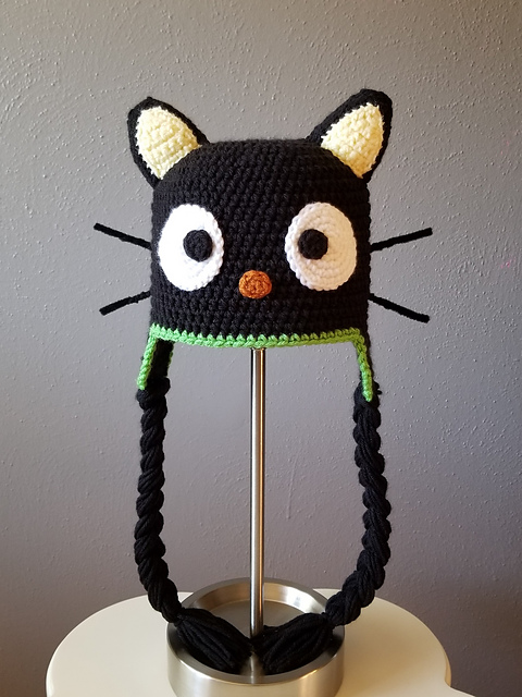 Ravelry: Chococat Earflap Hat pattern by Jen Knight