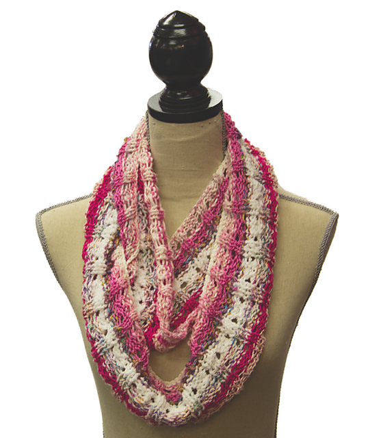 Ravelry: Lacy Rib Cowl pattern by Crafty Lady Trio