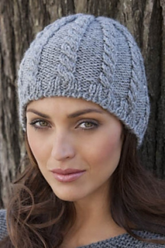 Ravelry: Giada Cabled Hat pattern by FDC Design Studio