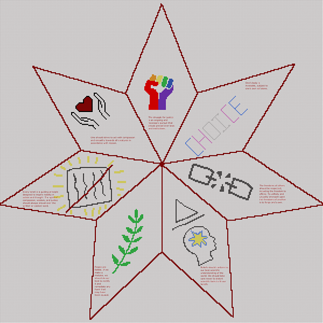 Ravelry: TST Seven Tenets Tapestry pattern by Satanic Anon