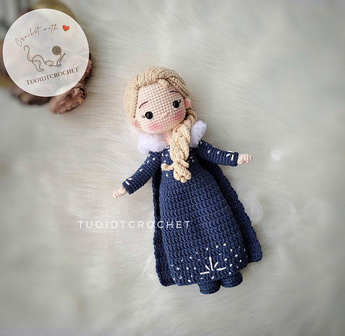 Ravelry: Elsa (Frozen) doll pattern by Tuoi Duong Thi