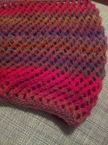 Ravelry: Diagonal Eyelet Cowl #L10756 pattern by Lion Brand Yarn