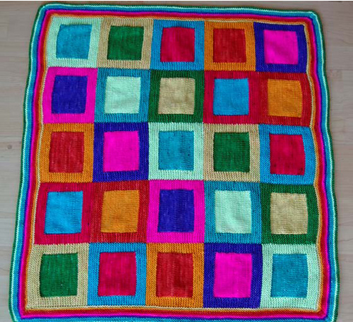 Ravelry: Spectrum Baby Blanket pattern by Gina Wilde