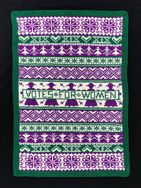 Ravelry: Suffragette Blanket pattern by Tanis Gray