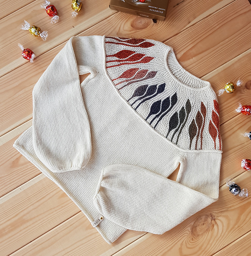 Ravelry: Flower Buds Sweater pattern by Lyudmila Aksenik Old