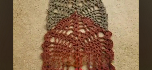 Ravelry: Pineapple Lace Scarf pattern by Fiber Spider