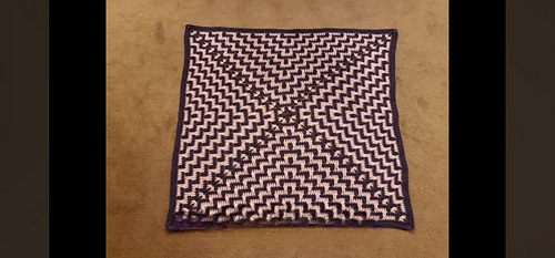 Ravelry: Staircase Blanket pattern by Fiber Spider