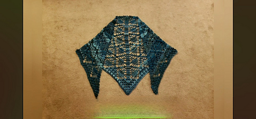 Ravelry: Granny Pineapple Shawl pattern by Fiber Spider