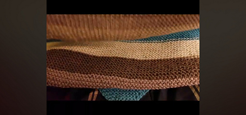 Ravelry: Triangle Knitted Shawl pattern by Fiber Spider