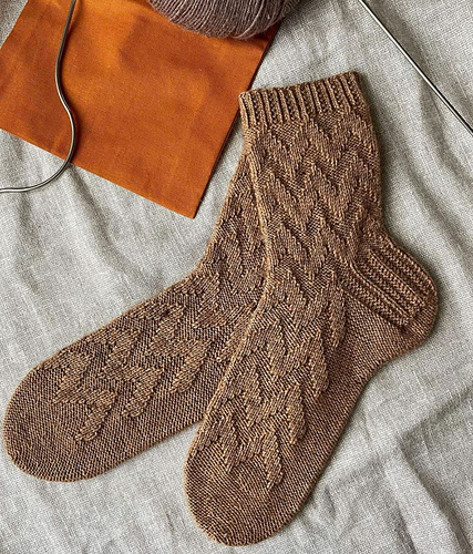 Ravelry: Mont Blanc Socks pattern by Maria Tarasova