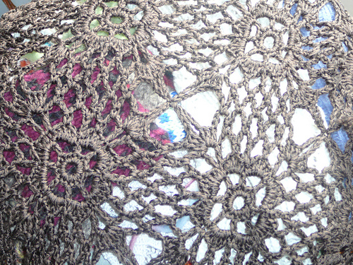 Ravelry: # 11 Dark brown crochet poncho pattern by Sabrina/Sandra team ...