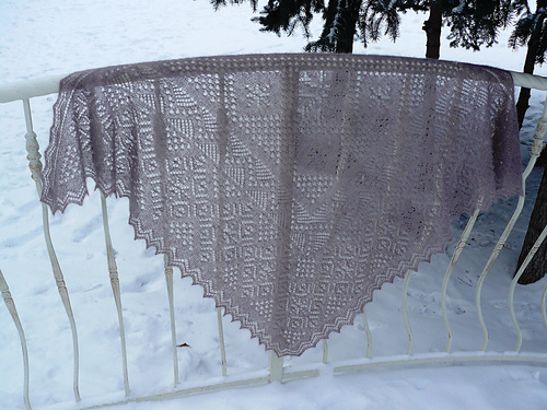 Ravelry: White Snow triangle pattern by Svetlаnа Loginovа