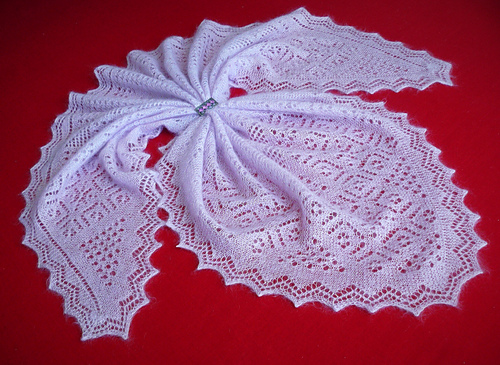 Ravelry: White Snow triangle pattern by Svetlаnа Loginovа