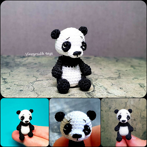 Ravelry: Little Panda pattern by Tata Vinogradova