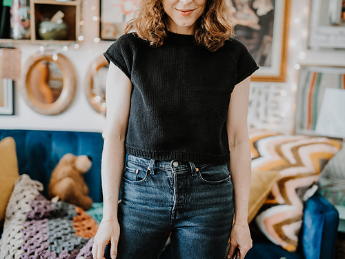 Ravelry: The Little Black Tee pattern by Tayler Earl