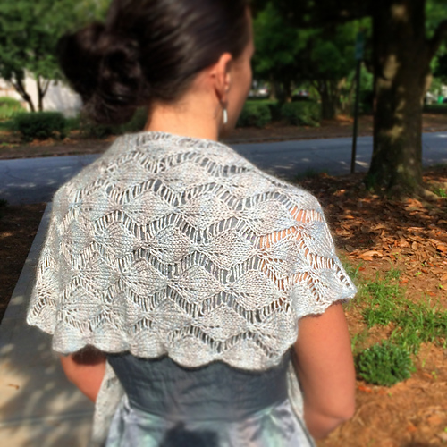 Ravelry: Dangling Leaves Shawl pattern by Iris Schreier