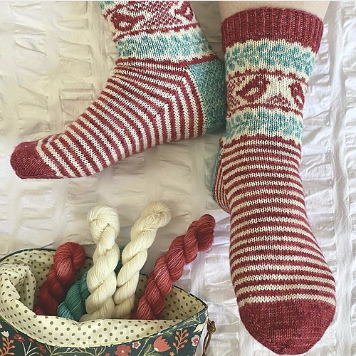 Ravelry: Woodland Joy Socks pattern by Nicola Furey