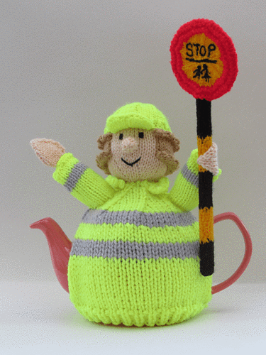 Ravelry: Lollipop Lady Tea Cosy pattern by Suzy Cowper