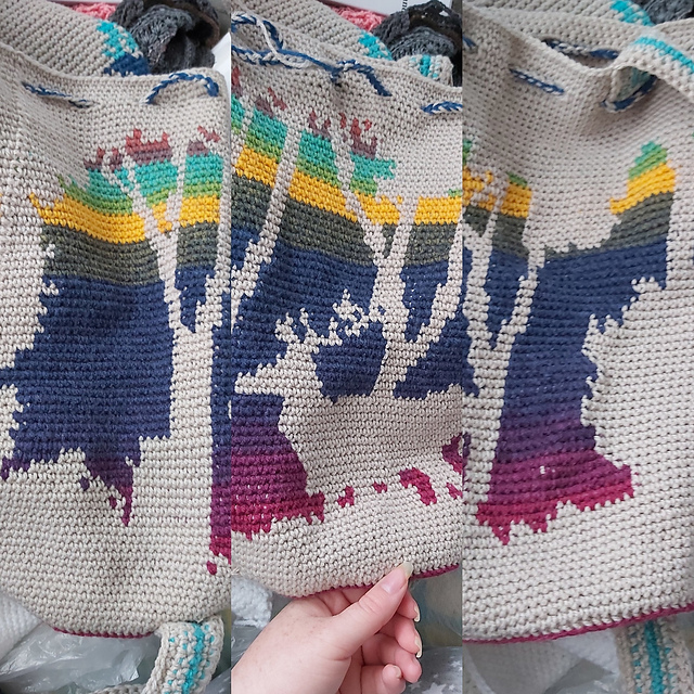 Ravelry: Deer tapestry bag pattern by Chantal Bible