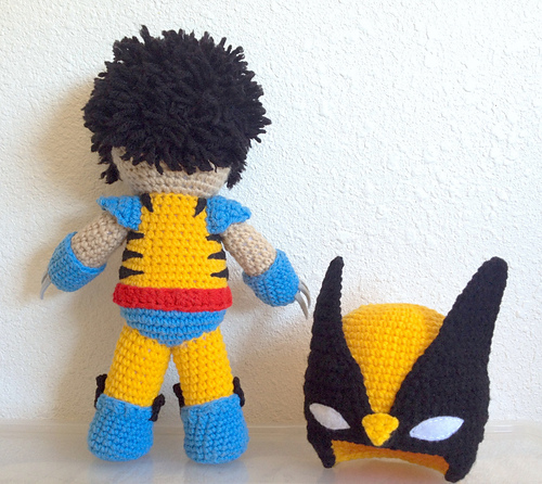 Ravelry: Wolverine Inspired Amigurumi Doll pattern by Thu Nguyen
