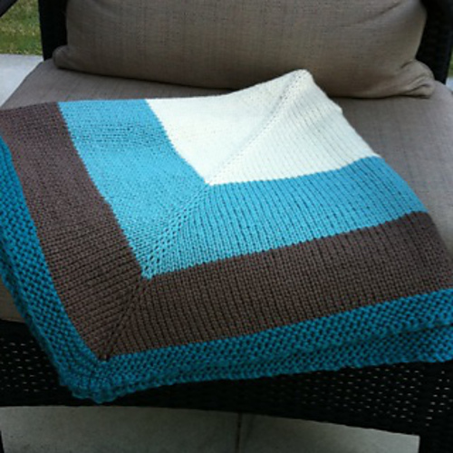Ravelry: Nesting Squares Baby Blanket/Play Mat pattern by Joelle Hoverson
