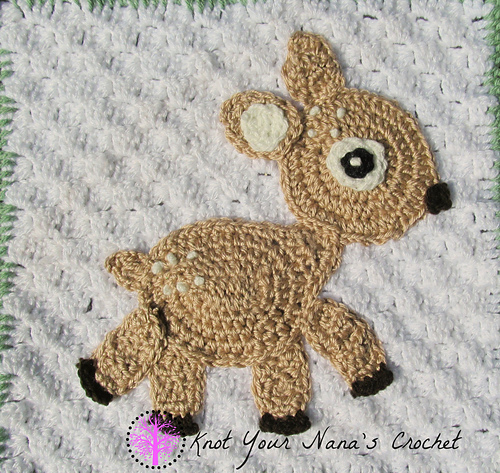 Ravelry: Deer Applique pattern by Teri Heathcote