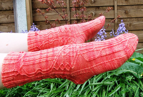 Ravelry: Finish Line Socks pattern by Lisa Adcock