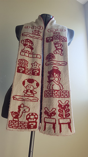 Ravelry: Super Mario Bros Scarf pattern by Tess Campbell