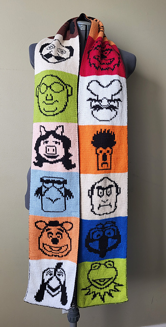 Ravelry: This Is What We Call the Muppet Scarf! pattern by Tess Campbell