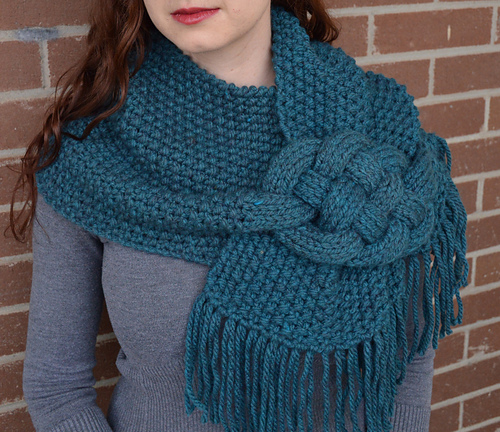 Ravelry: Misty Mornings - Celtic Knot Cowl pattern by Tessa D