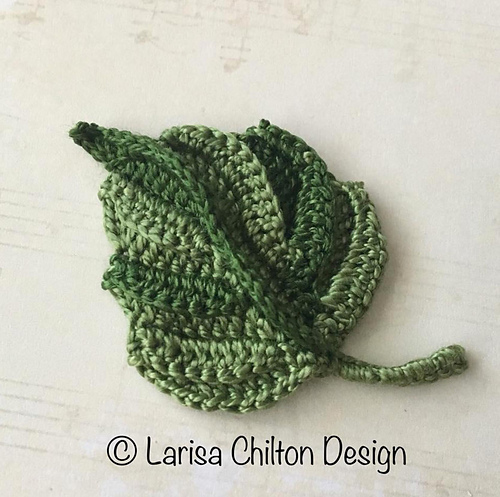 Ravelry: Rose Leaf pattern by Larisa Chilton