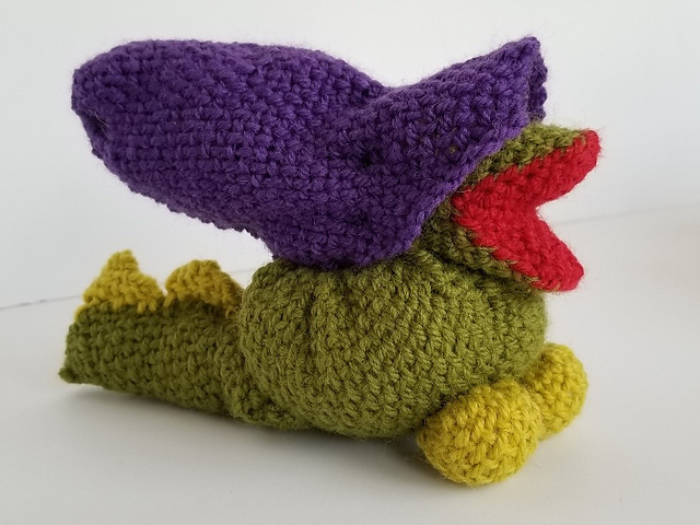 Ravelry: TexasGabi's TURTLE Hexagon Pin Loom: Dino Gnome