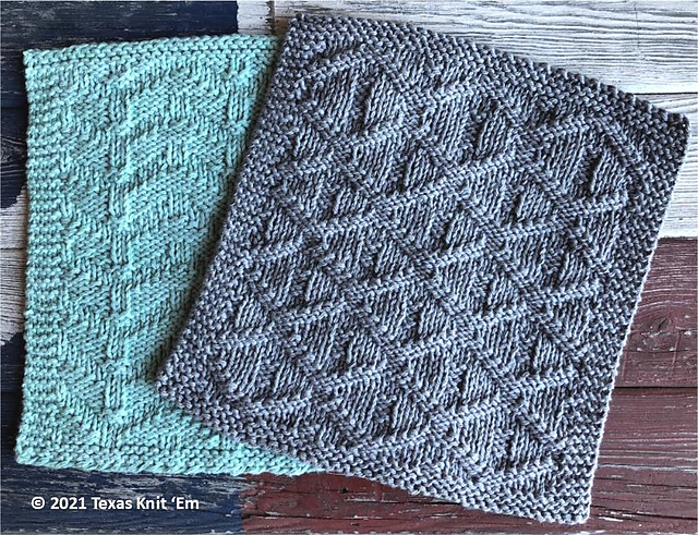 Ravelry: Rio Grande and McAllen Cloths pattern by Texas Knit 'Em