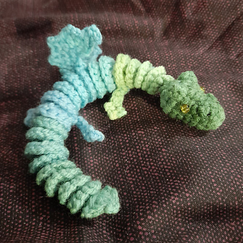 Ravelry: Worry Wyrm Dragon pattern by Thalia Evans