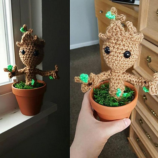 Ravelry: Baby Groot pattern by Simply Stitched Studio