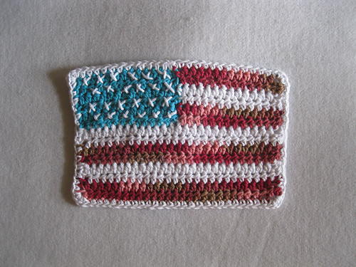 Ravelry: USA Flag Dishcloth pattern by Kaitlyn Rittenhouse
