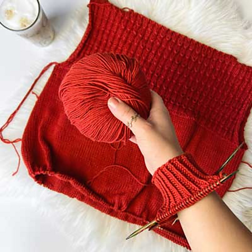 Ravelry: Wrapped Up In Ribbons Sweater pattern by Melanie Reinert