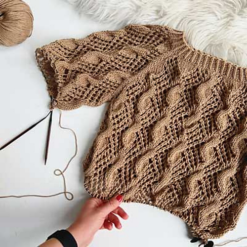 Ravelry: Sand Waves Sweater pattern by Melanie Reinert