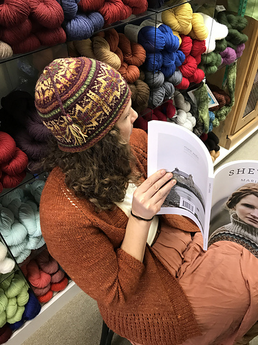 Ravelry: Autumn Sunset Fair Isle Hat pattern by Lisa Sewell
