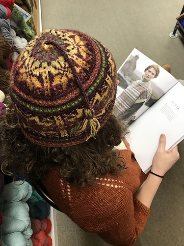 Ravelry: Autumn Sunset Fair Isle Hat pattern by Lisa Sewell