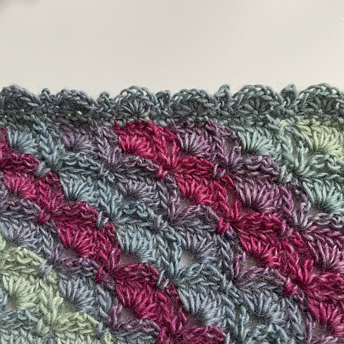 Ravelry: C2C Shell Stitch Blanket pattern by Alice Tarry