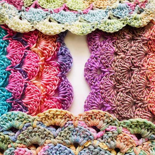 Ravelry: C2C Shell Stitch Blanket pattern by Alice Tarry