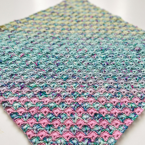 Ravelry: C2C Shell Stitch Blanket pattern by Alice Tarry