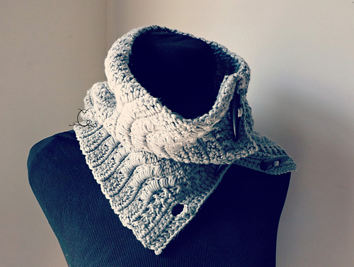 Ravelry: The Morgan Button Up Cowl pattern by The Cotton Road Designs