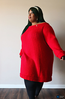 Ravelry: Thorn Princess Sweater Dress pattern by The Crafty MD