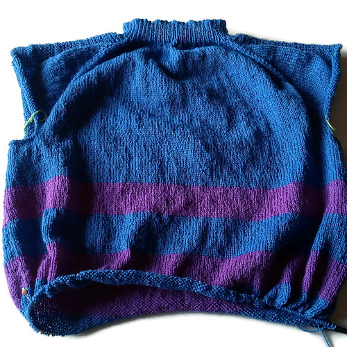 Ravelry: TheCraftyTyke's Blue & Purple Jumper