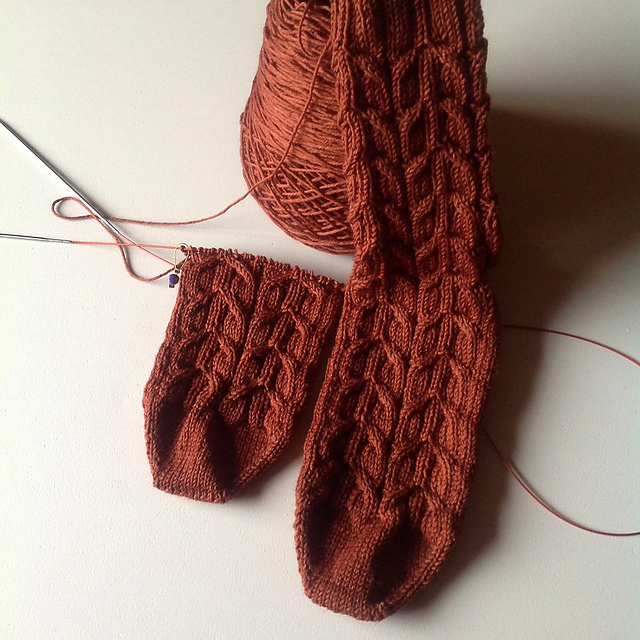Ravelry: TheCraftyTyke's Rowan Moon Socks