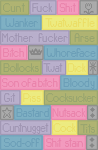 Ravelry: Swear Blanket-British pattern by Leigh Anne Webb