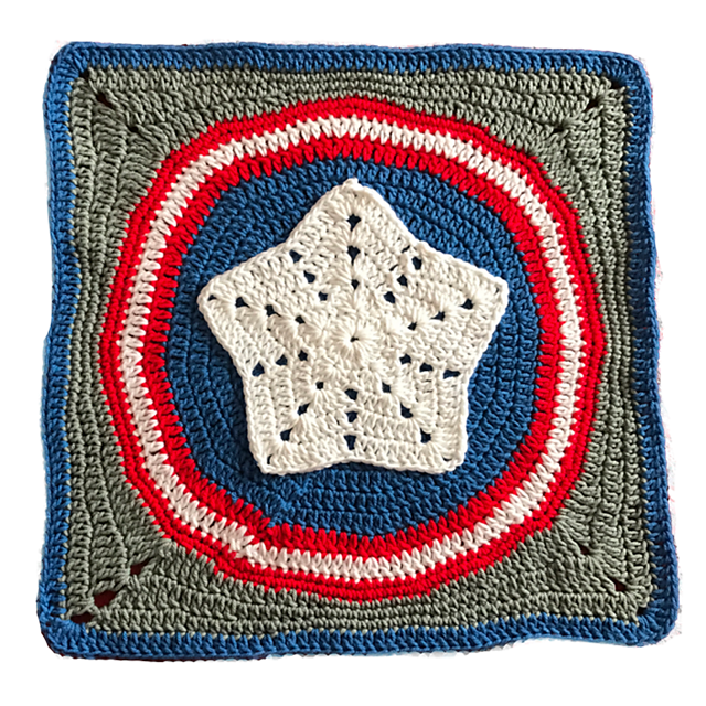Ravelry: Action Star Square pattern by Michael Sellick