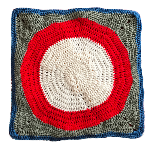 Ravelry: Action Lightning Square pattern by Michael Sellick